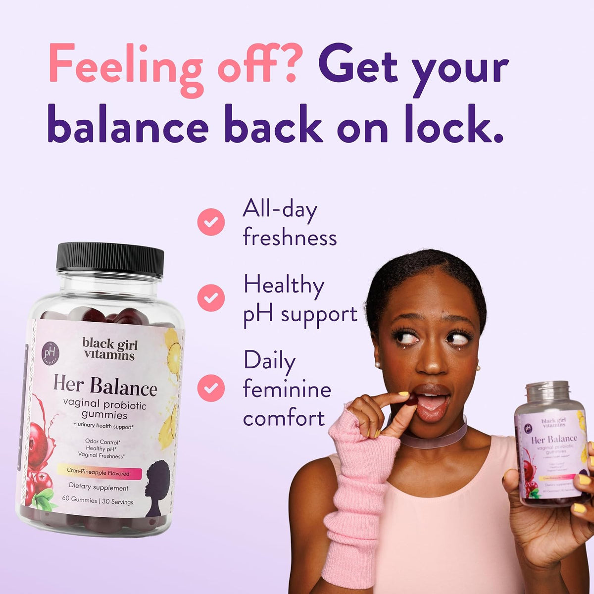 Her Balance probiotic benefits for women