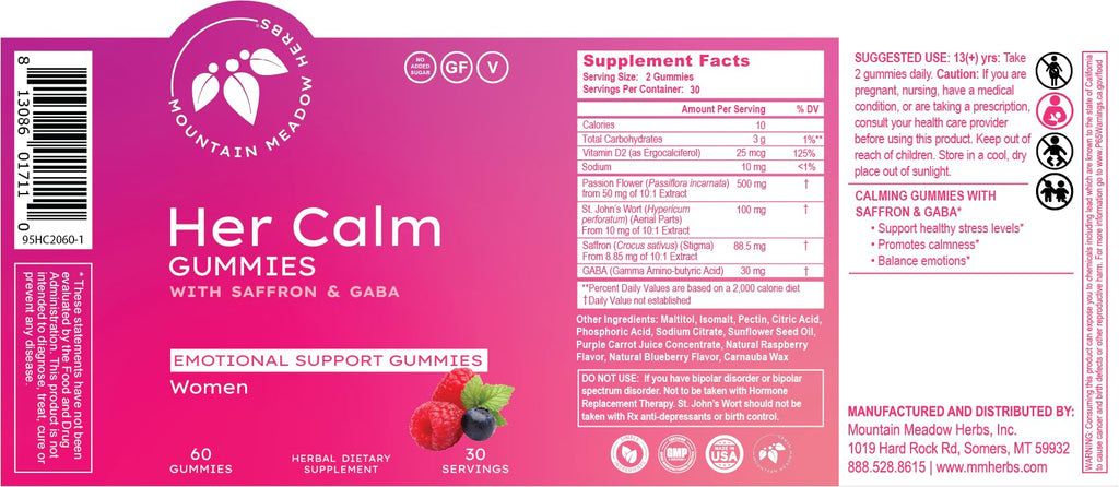 her calm gummies for daily use