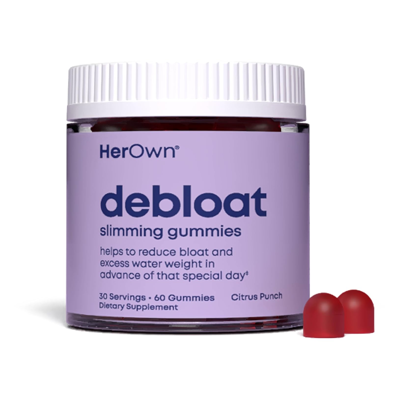 her own Debloat Gummy for digestive health