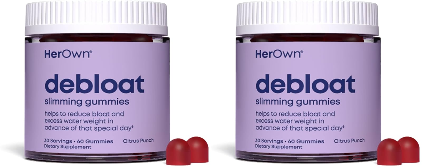 her own Debloat Gummy for digestive health