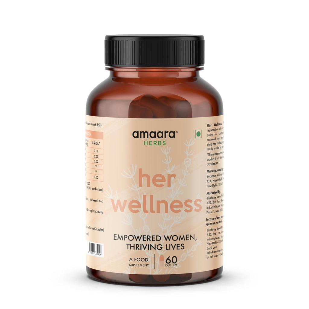 Her Wellness blended vitamin capsules