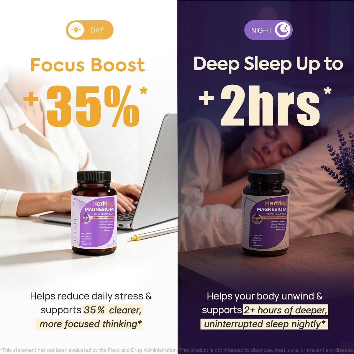 HerAure magnesium for stress relief