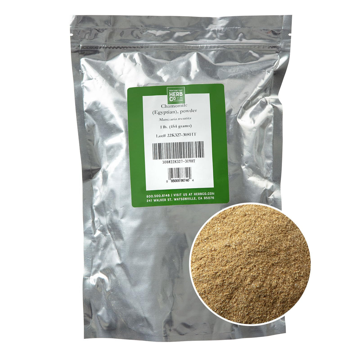 Herb Co Egyptian chamomile powder for relaxation