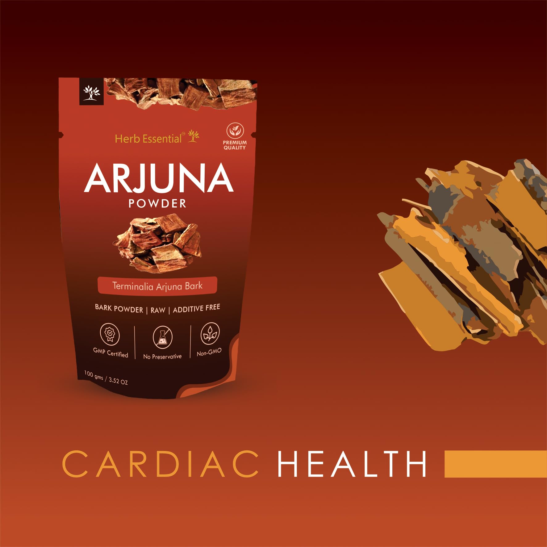 Herb Essential Arjuna powder uses