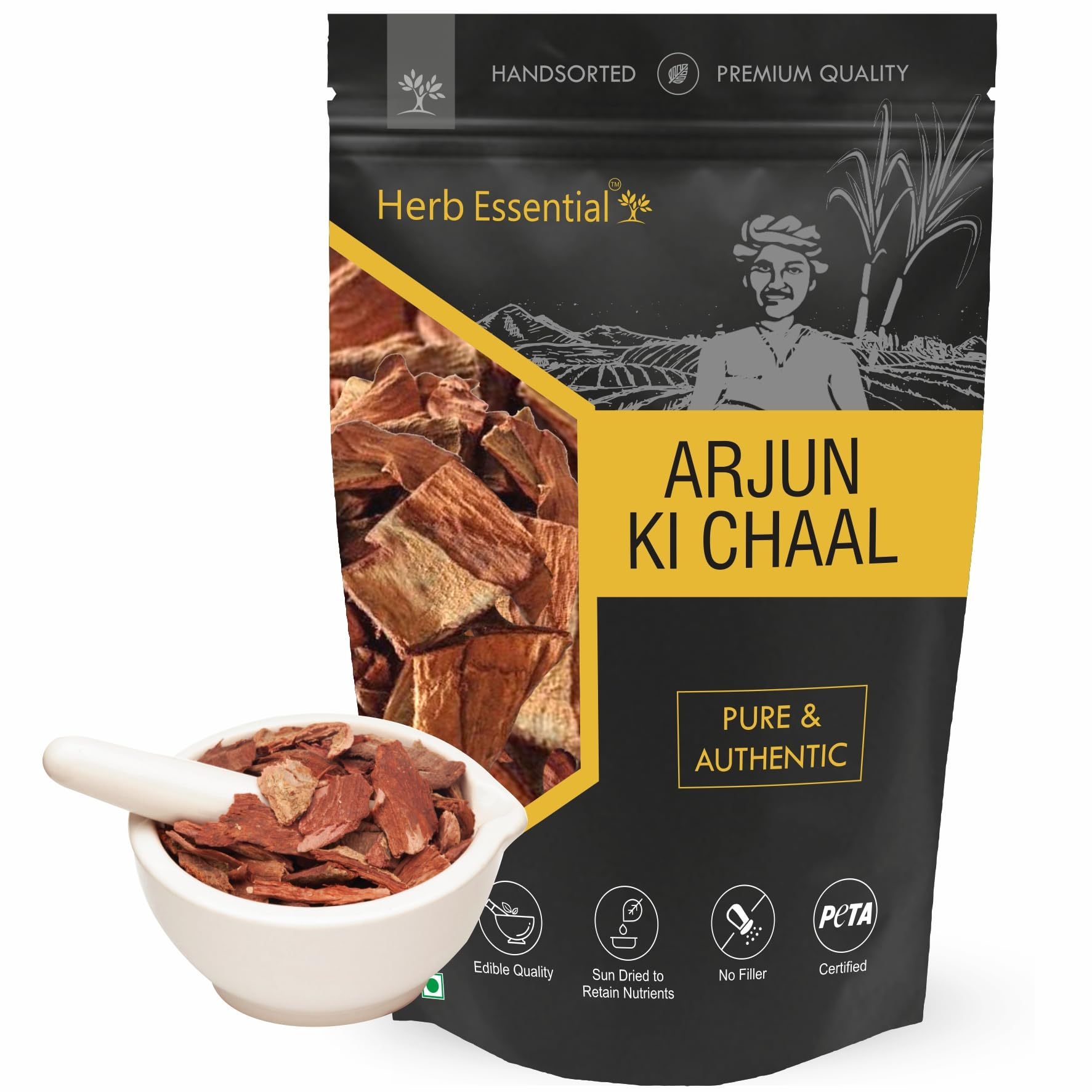 herb essential arjuna vegan supplement