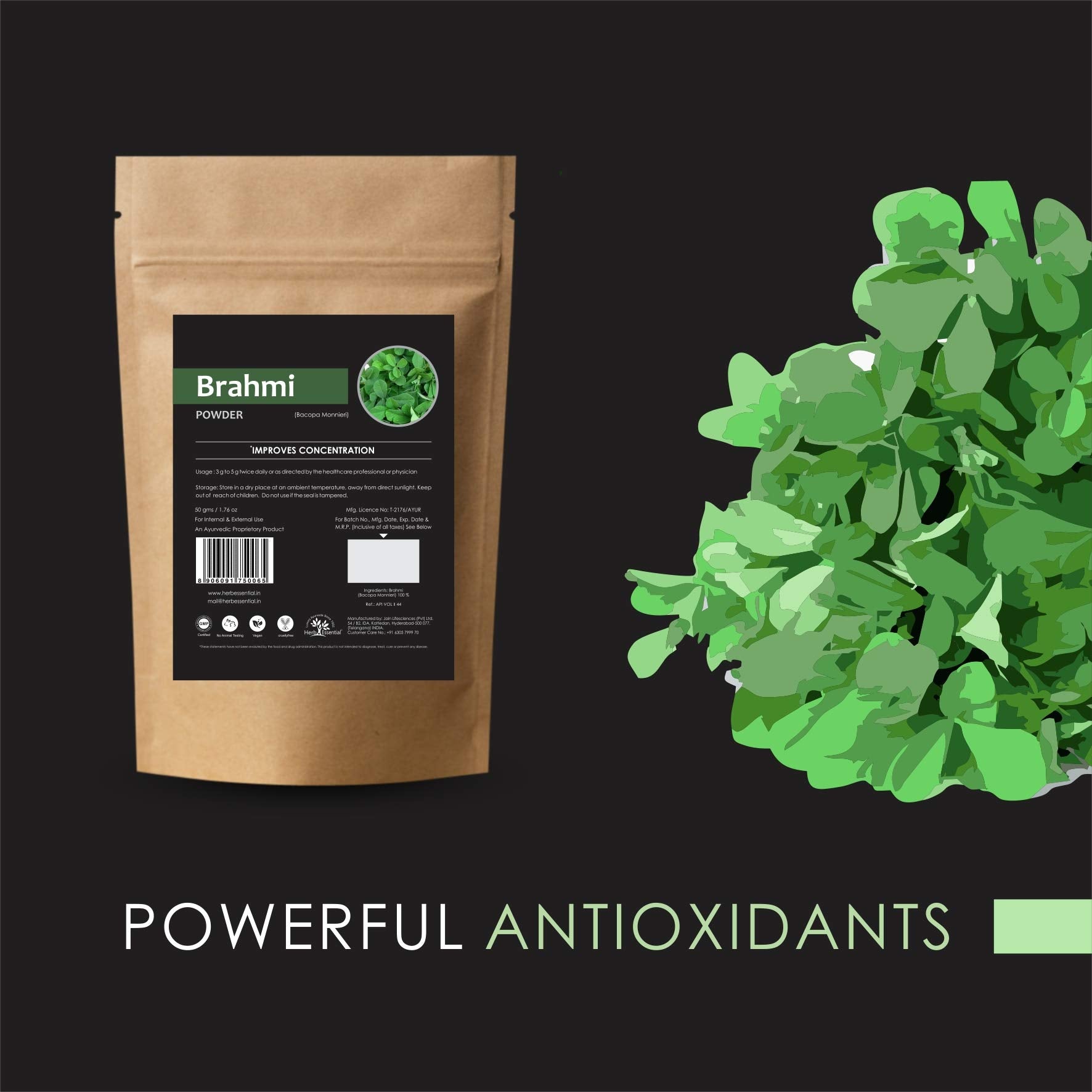 herb essential bacopa monnieri