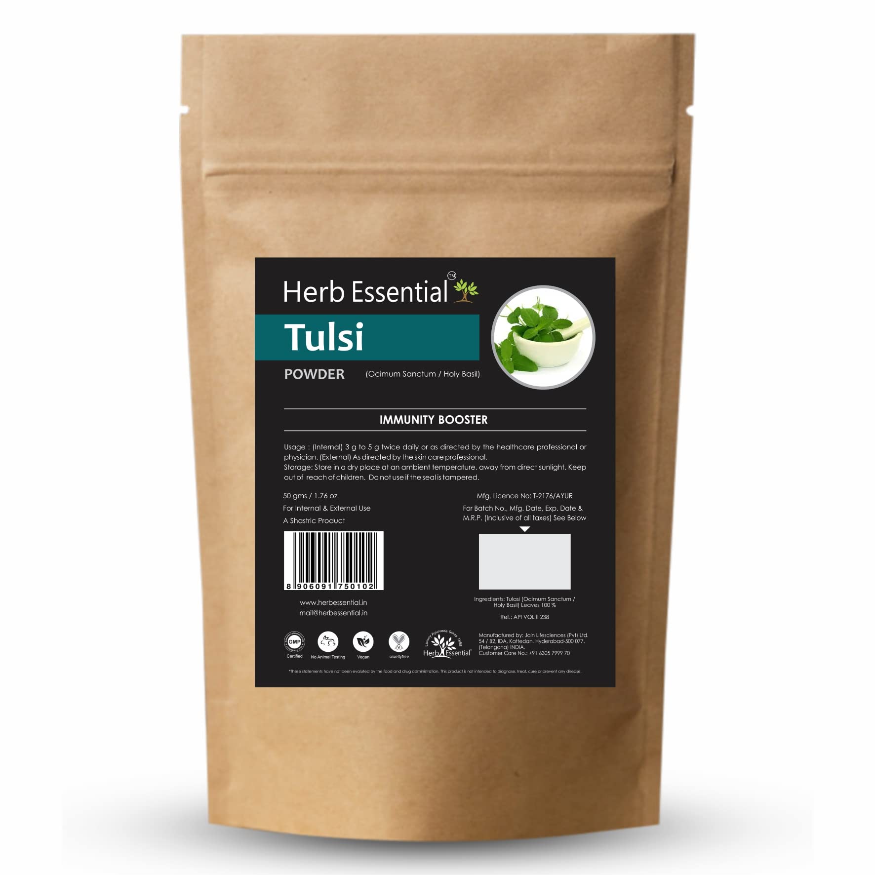 Herb Essential Tulsi powder benefits