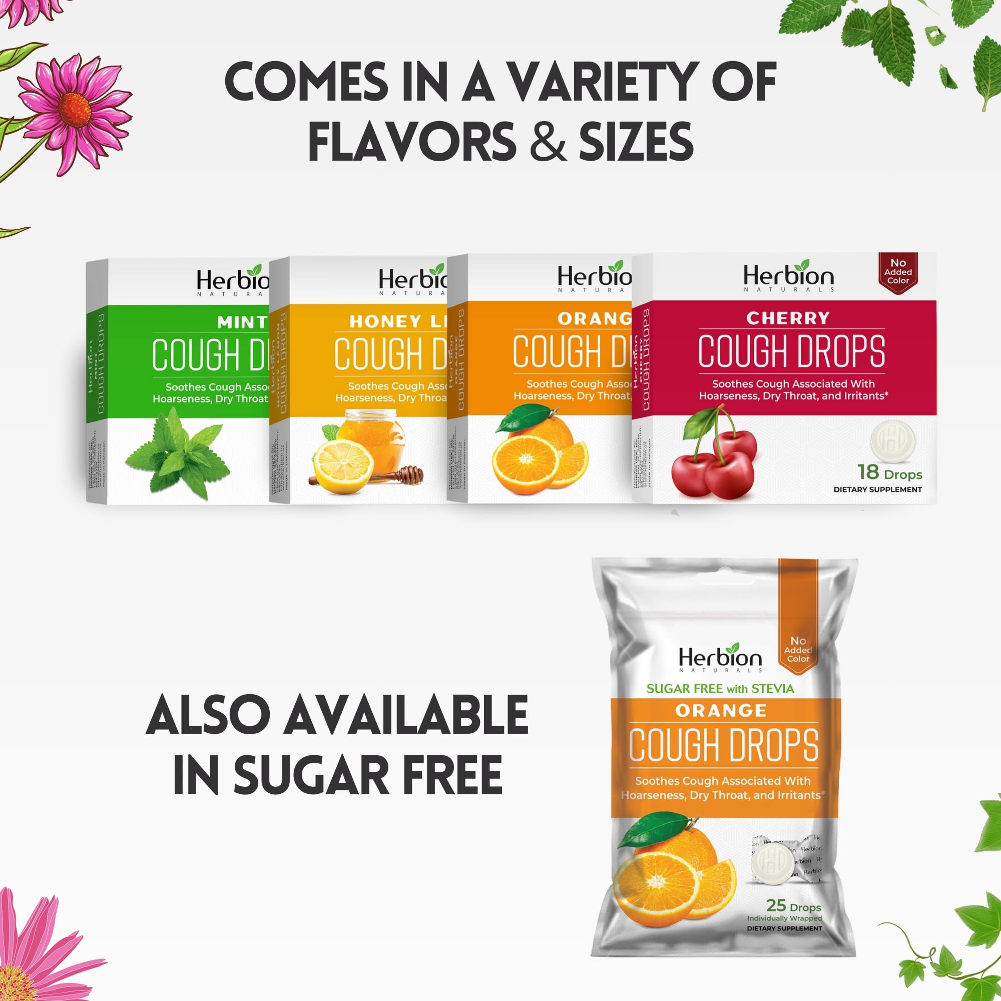 herb-infused cough drops for wellness