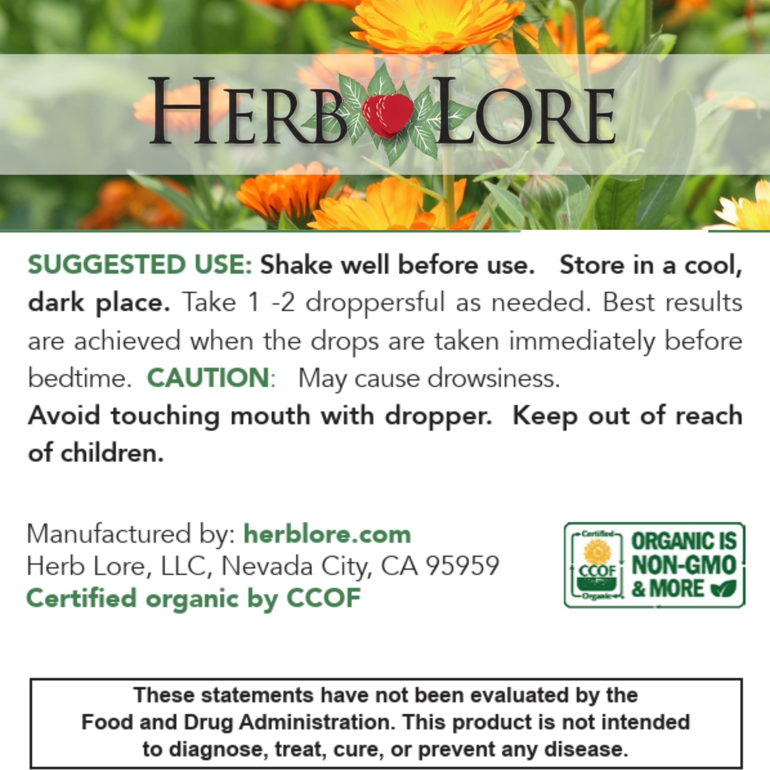 Herb Lore herbal sleep remedy
