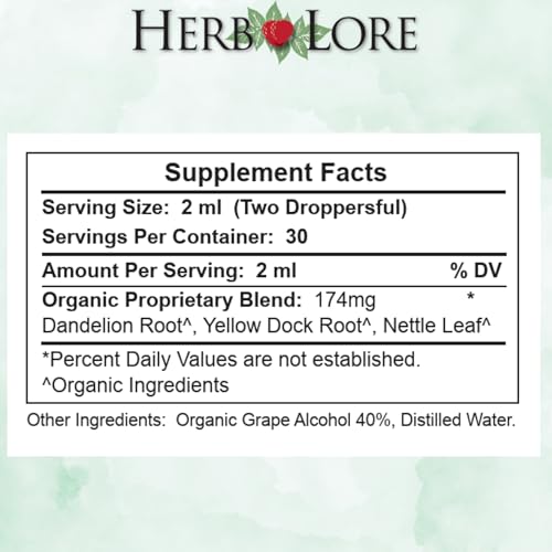 Herb Lore iron supplement for fatigue