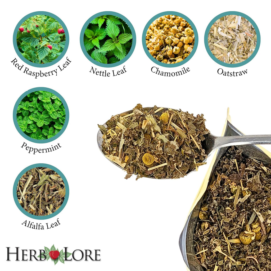 Herb Lore raspberry leaf tea