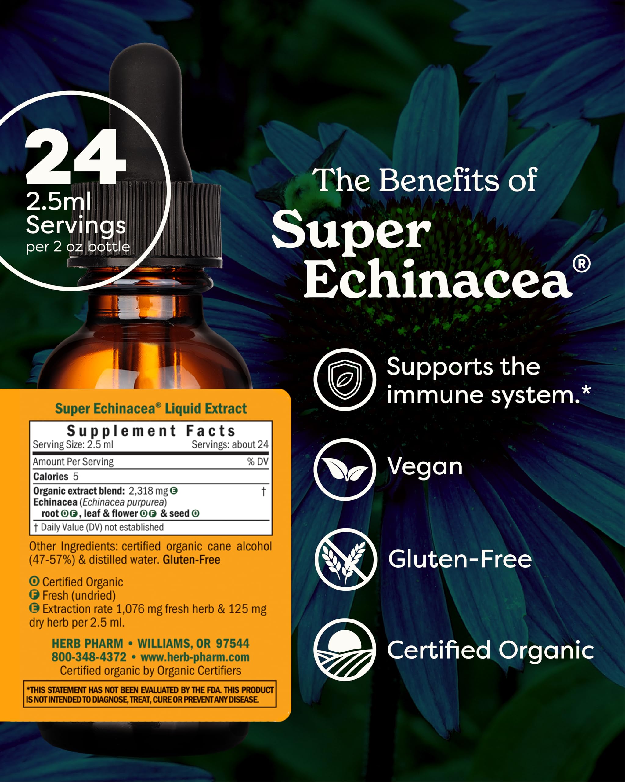 Herb Pharm echinacea extract benefits