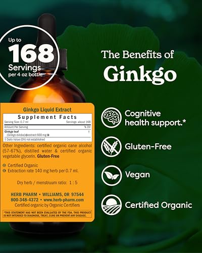 Herb Pharm ginkgo biloba supplement