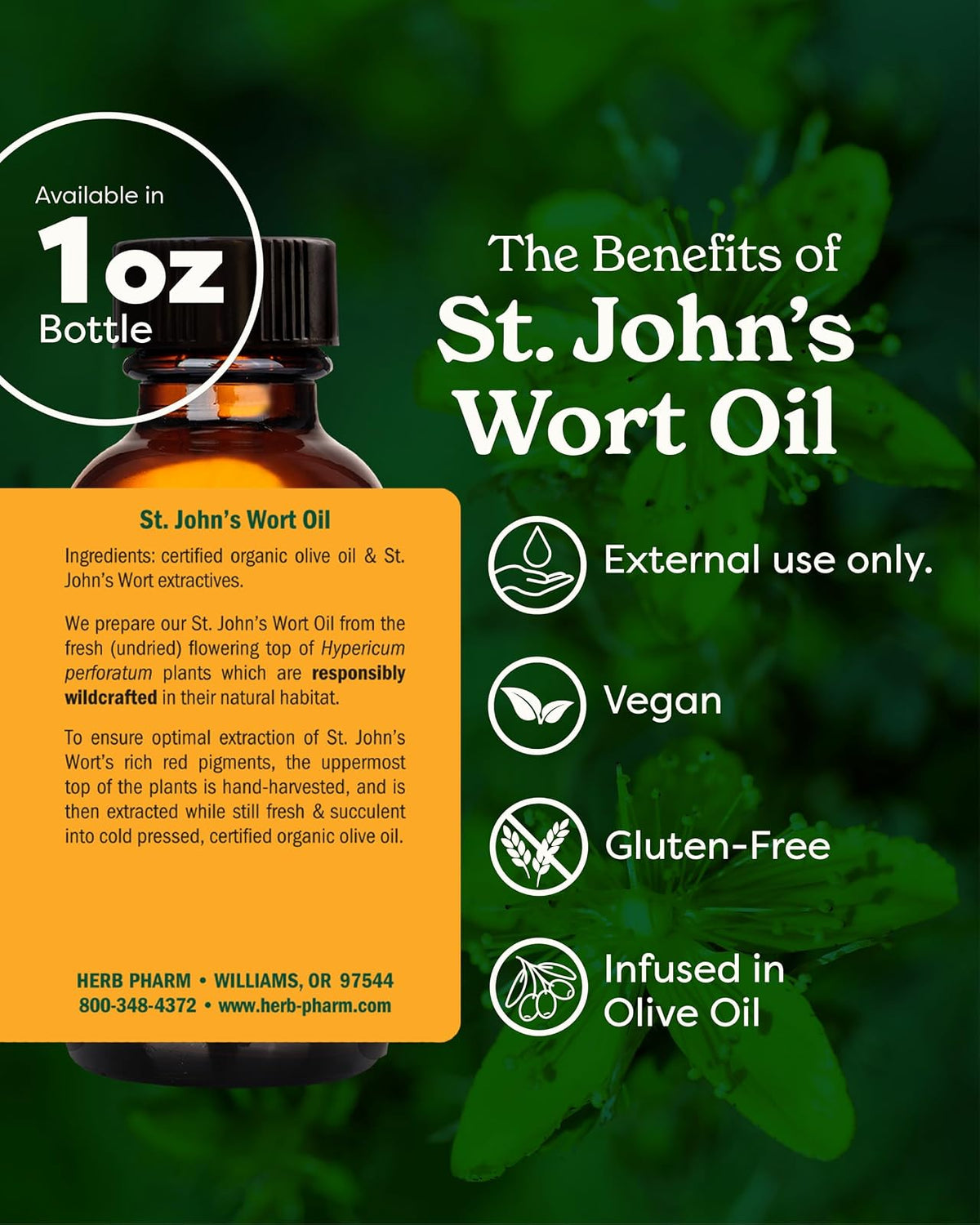 Herb Pharm herbal oil for skin