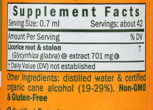 Herb Pharm licorice root liquid benefits