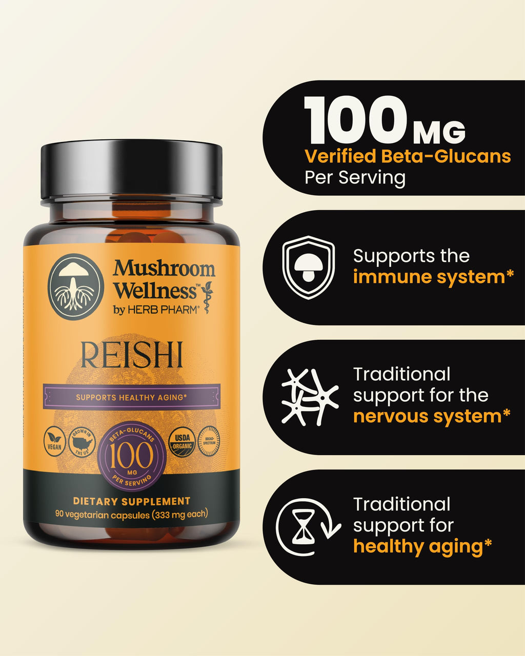 Herb Pharm mushrooms for wellness support