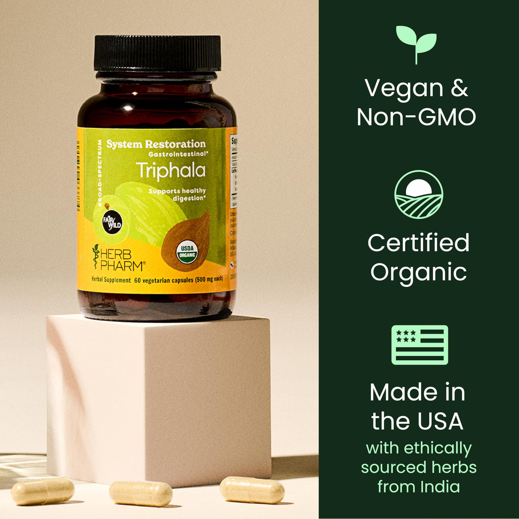 Herb Pharm triphala for gut health