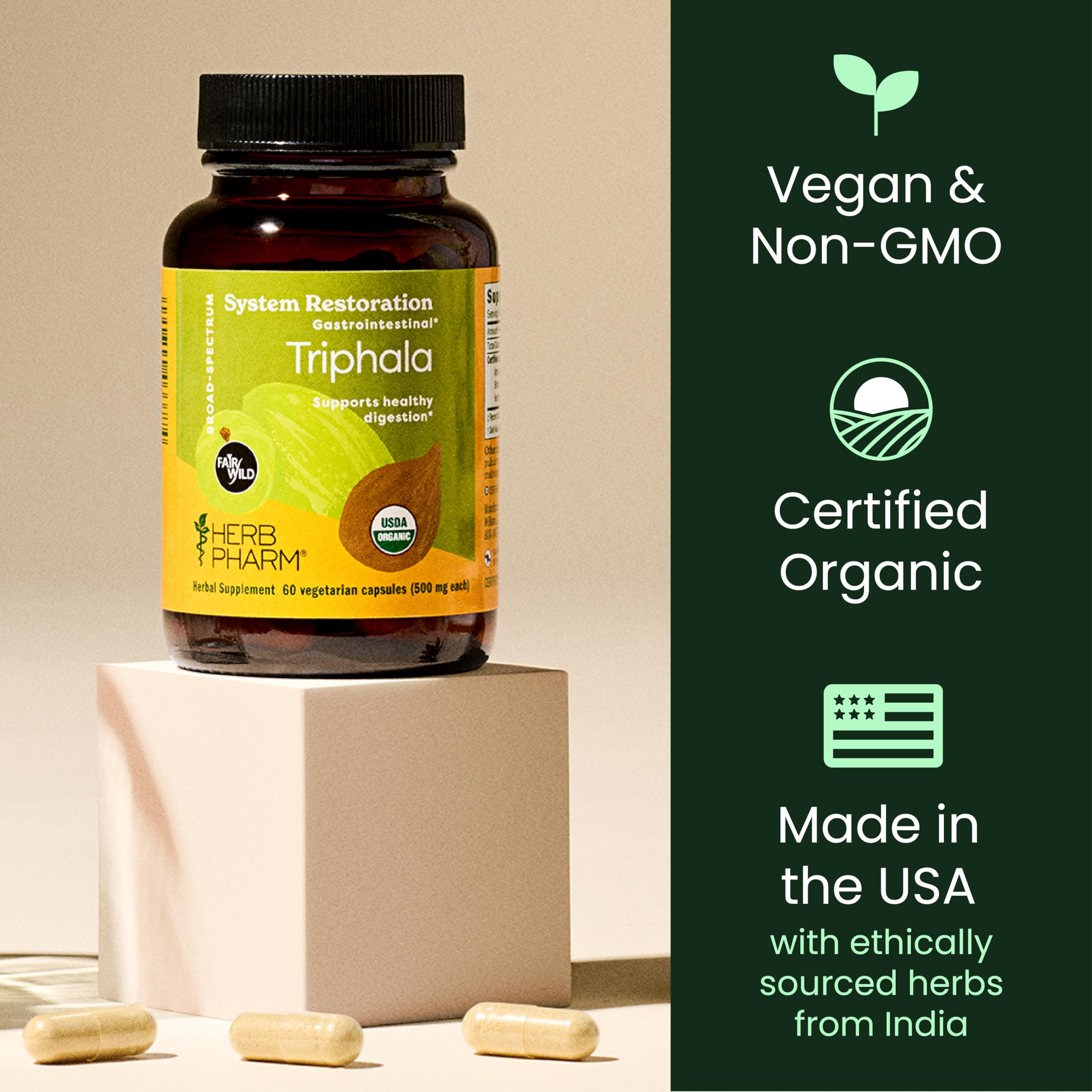 Herb Pharm triphala for gut health