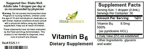 Herb-Science Vitamin B6 immune support