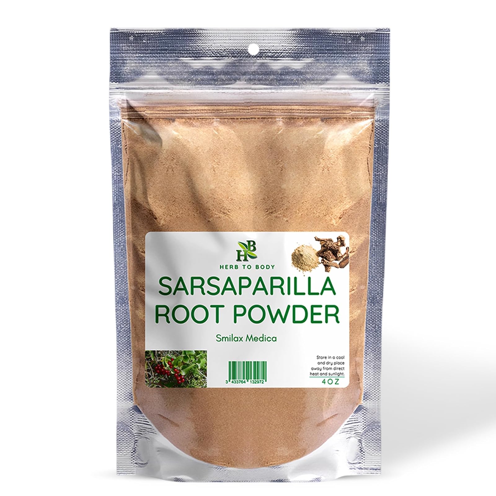 Herb To Body sarsaparilla root powder benefits