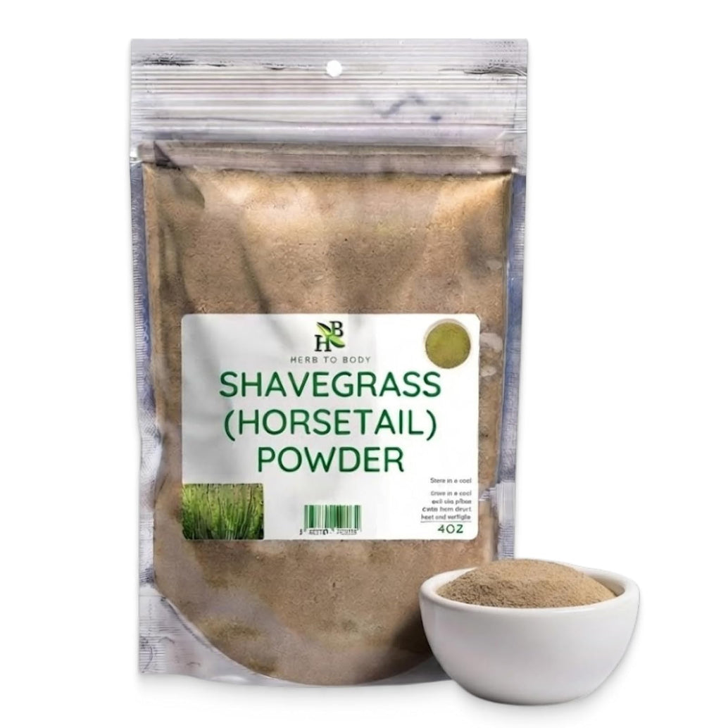 Herb To Body shavegrass powder benefits