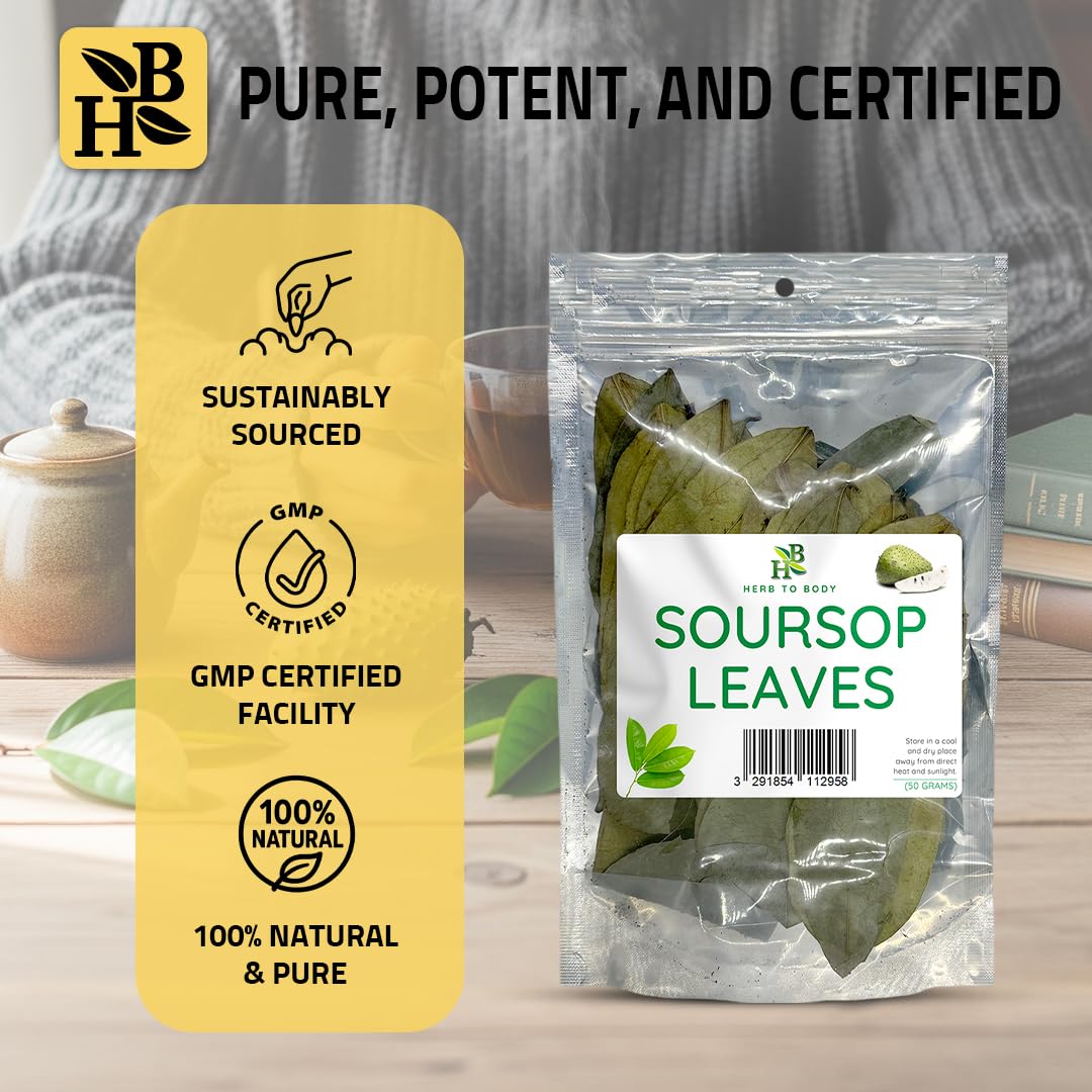 Herb To Body soursop tea infusion