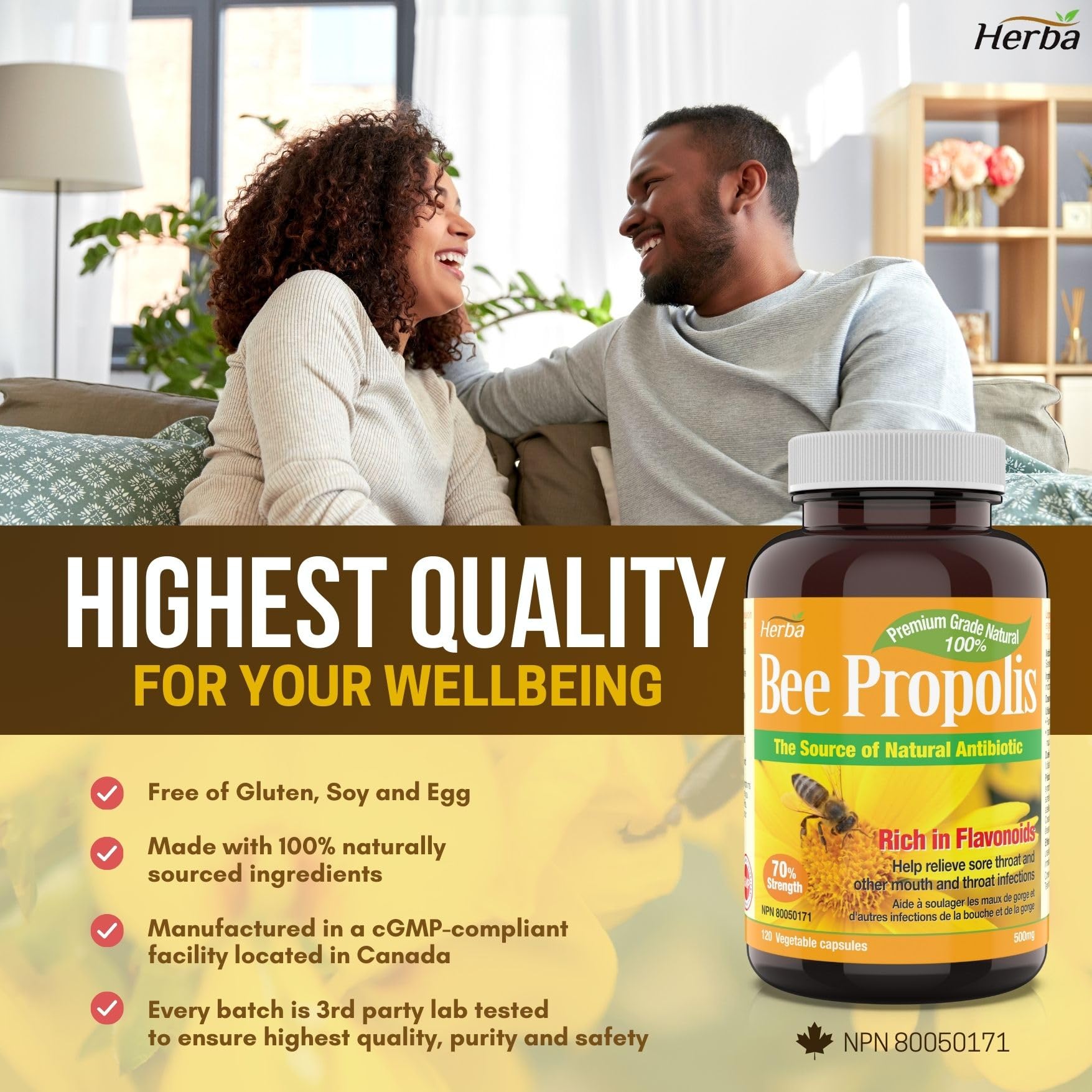 Herba Bee Propolis for immune boost