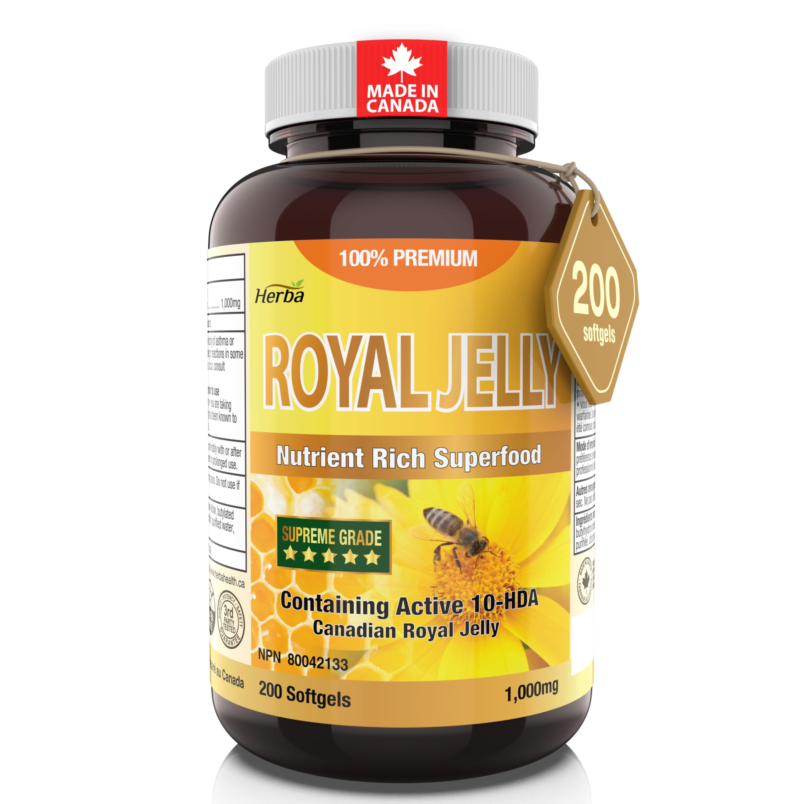 Herba Royal Jelly capsules for immunity