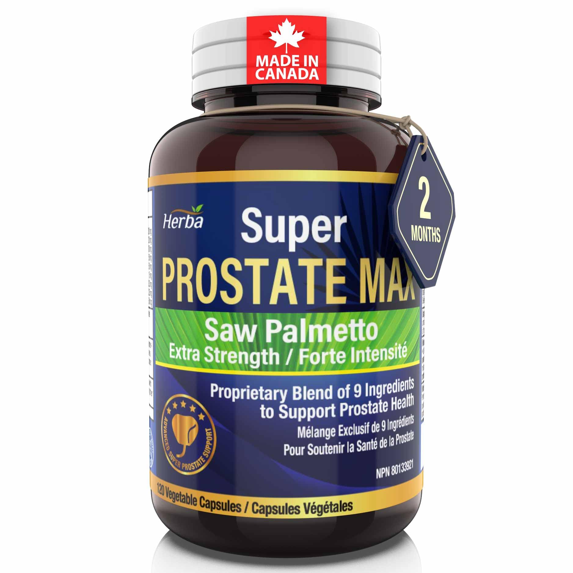 Herba saw palmetto prostate support