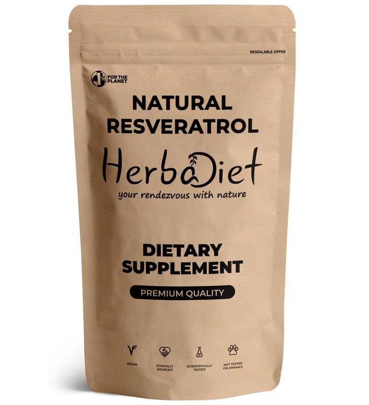 Herbadiet Trans Resveratrol antioxidant powder