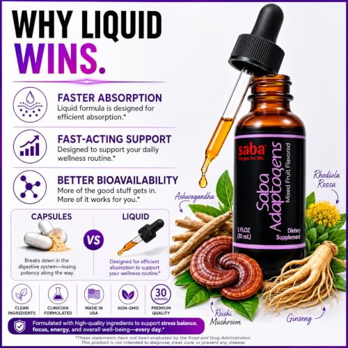 herbal adaptogen drops for energy boost