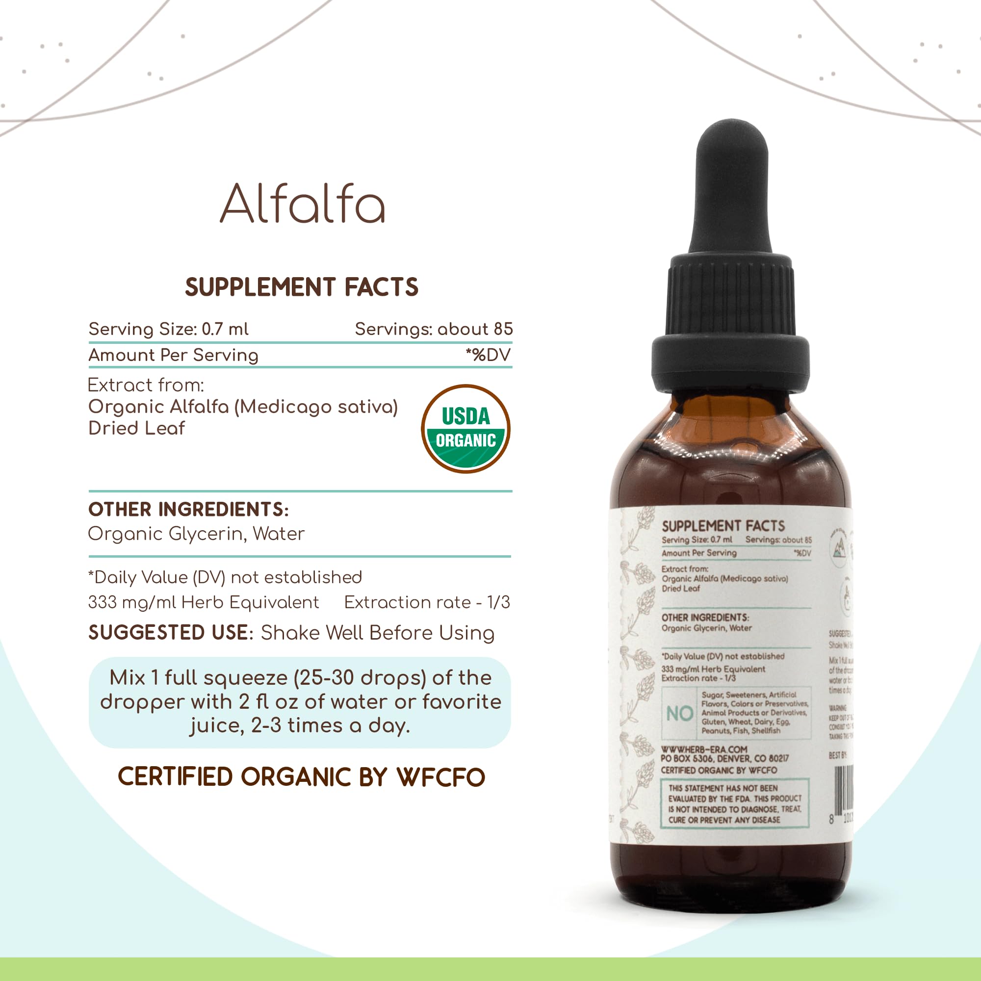herbal alfalfa drops for daily use