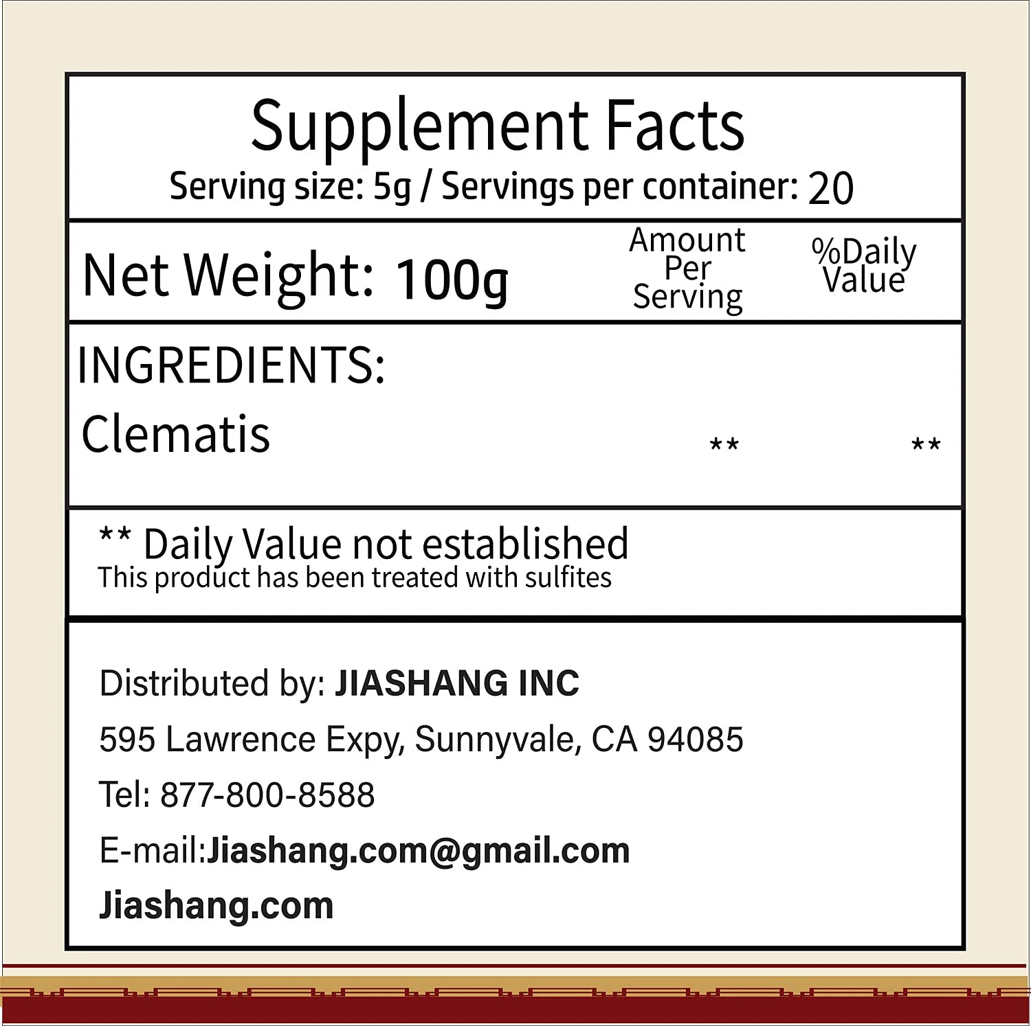 Herbal alfalfa from MU Tong since 1905