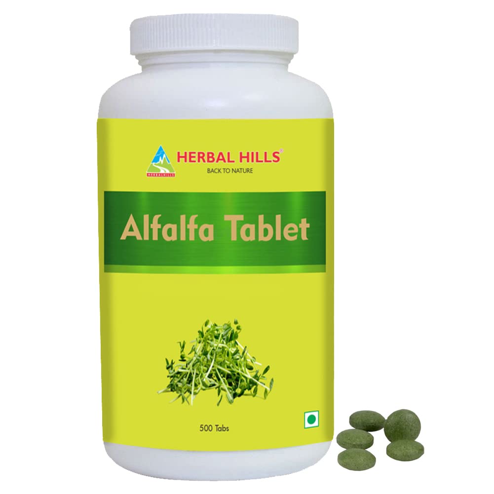 herbal alfalfa tablets for wellness