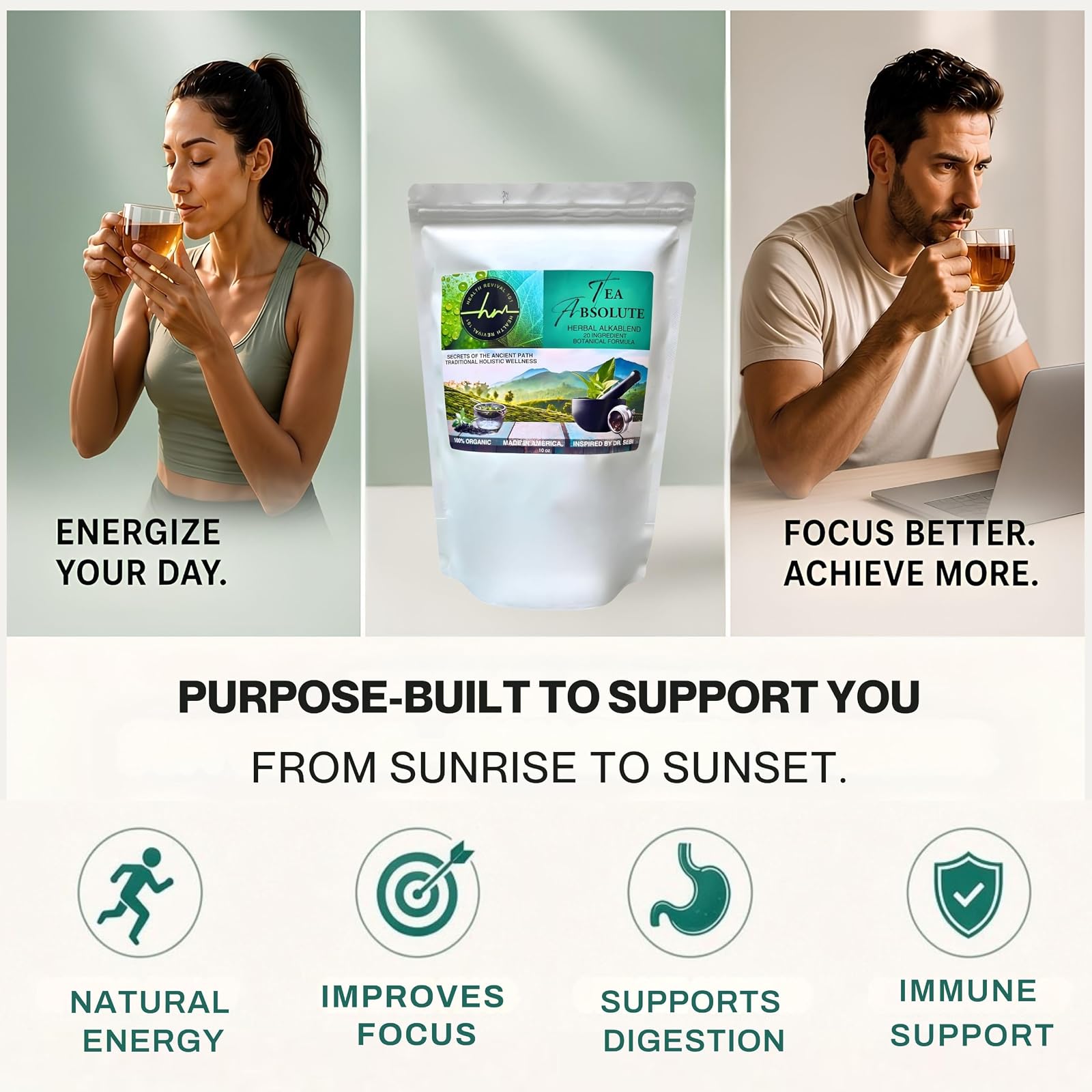 Herbal Alkablend wellness tea