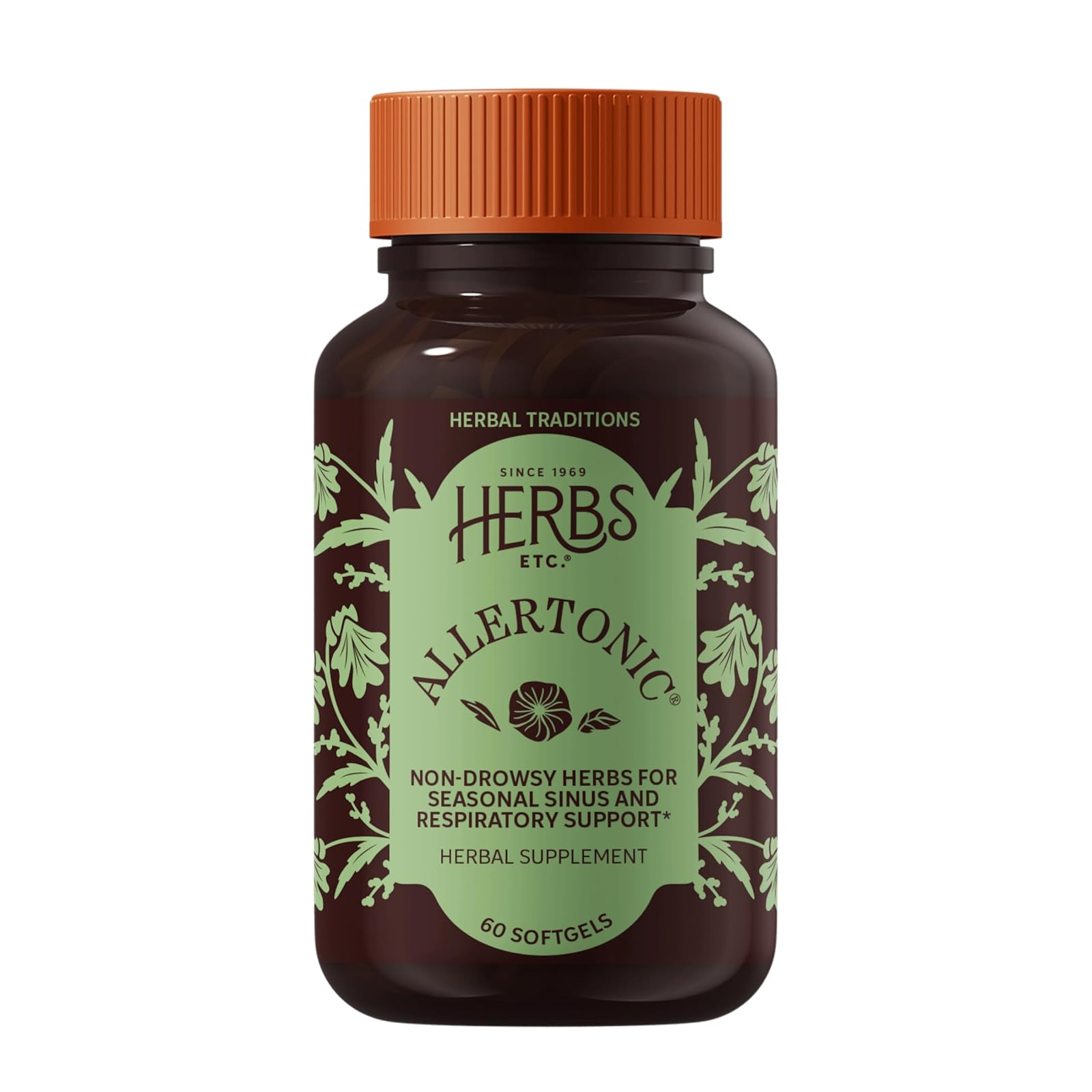 Herbal allergy relief softgels