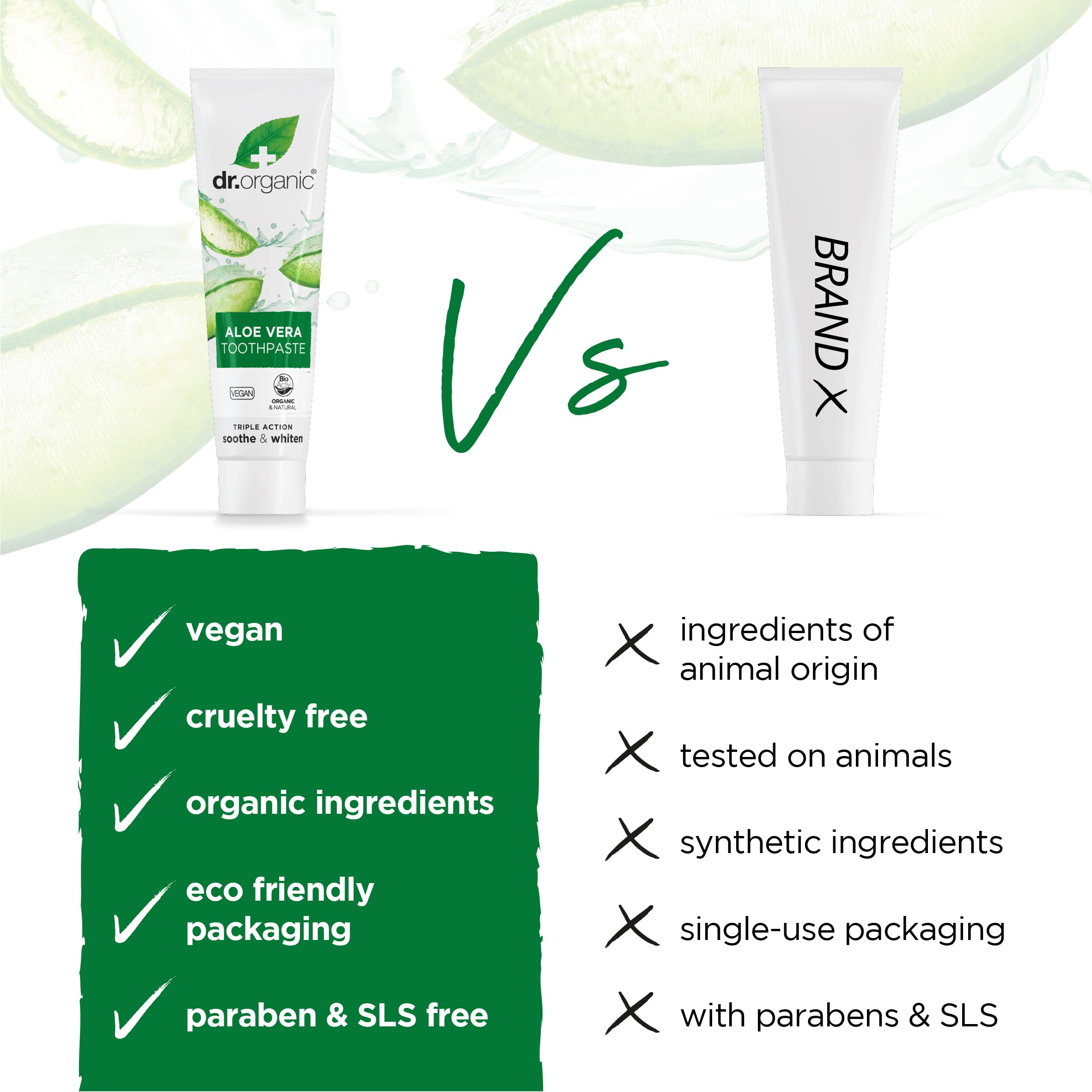 herbal aloe vera toothpaste for freshness