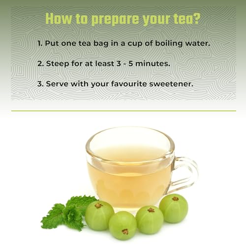 herbal Amla tea for energy boost