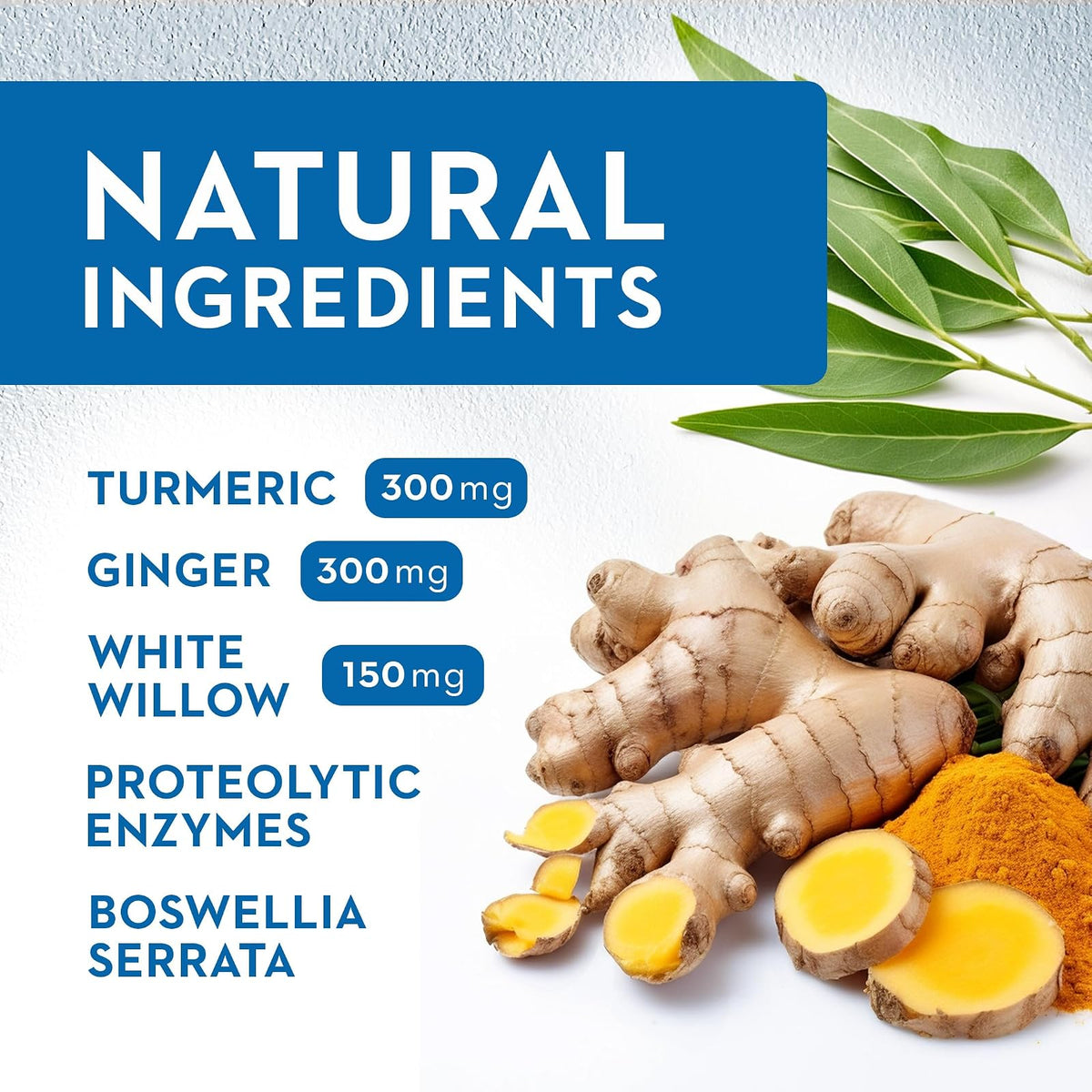 Herbal anti-inflammatory with enzymes