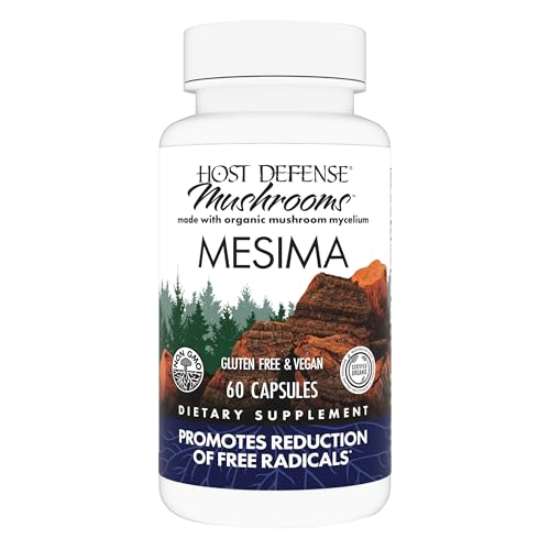Herbal antioxidant supplement with mushrooms