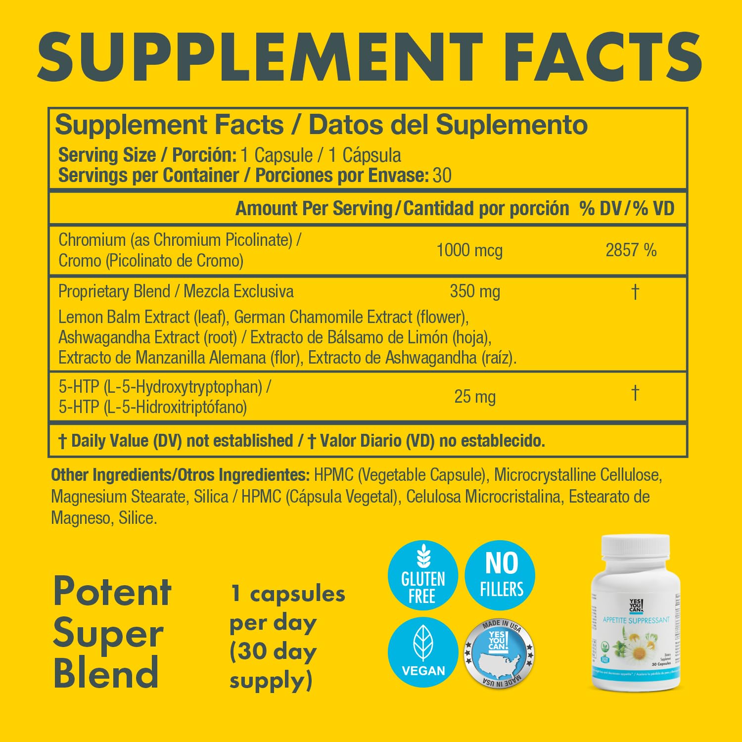 Herbal appetite support with Ashwagandha
