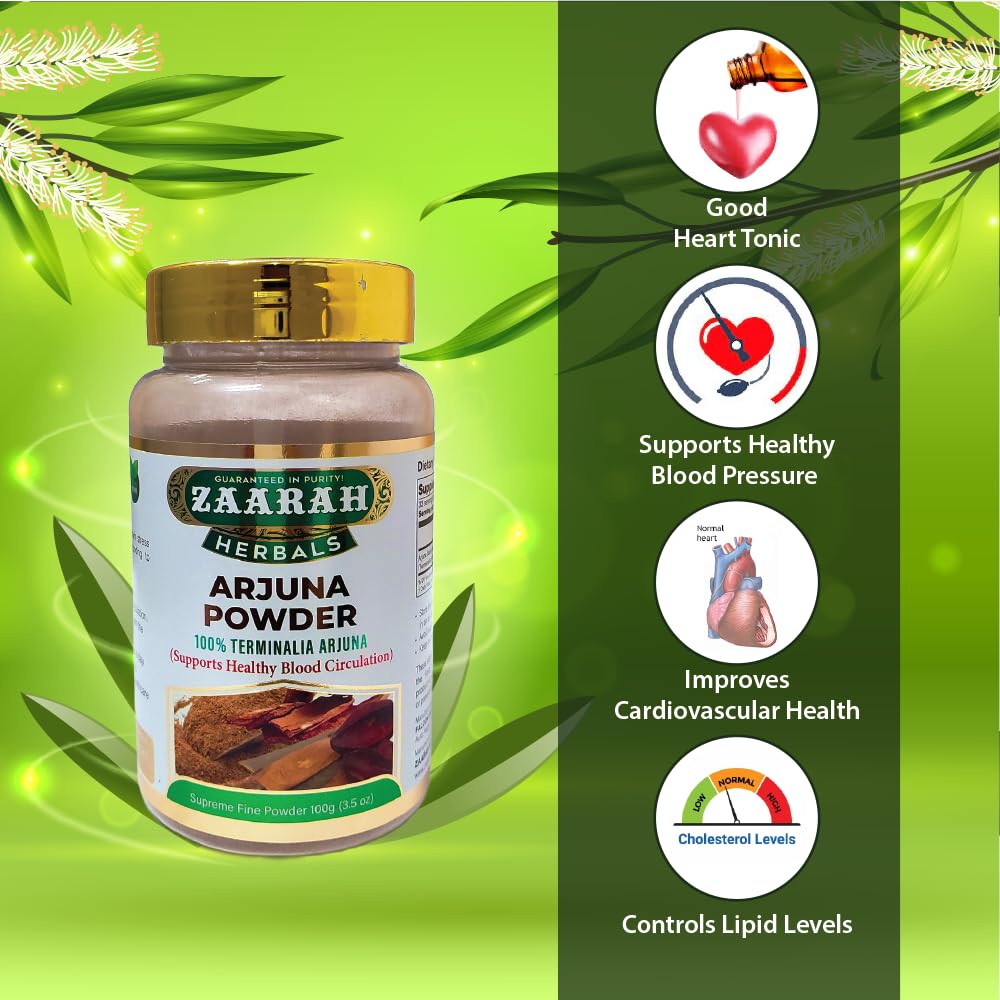 Herbal arjuna for lipid level support