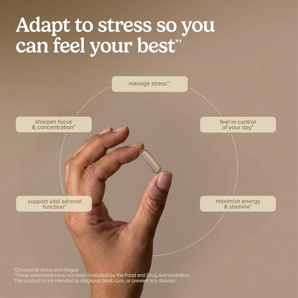 Herbal ashwagandha capsules for better sleep