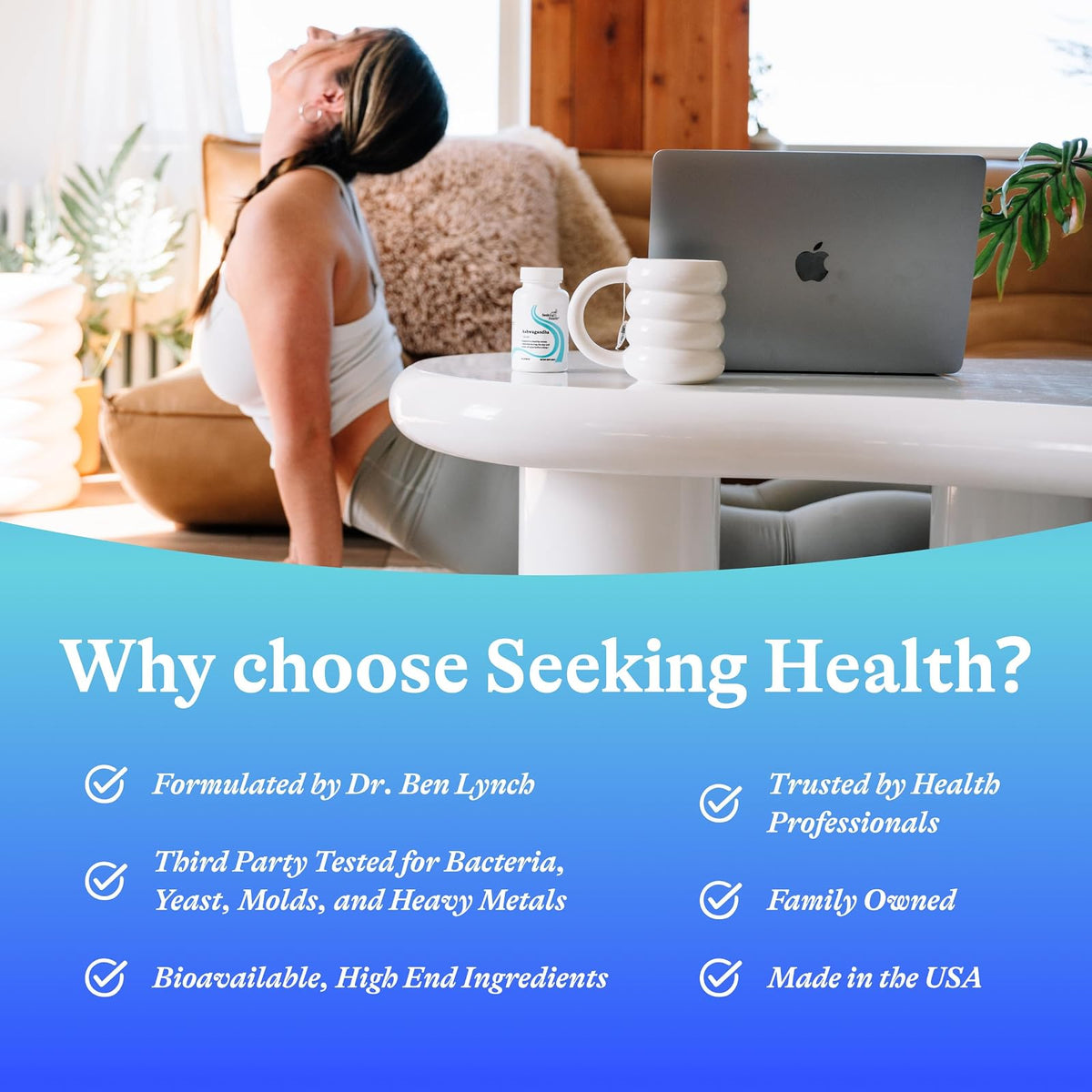Herbal ashwagandha capsules for daily vitality