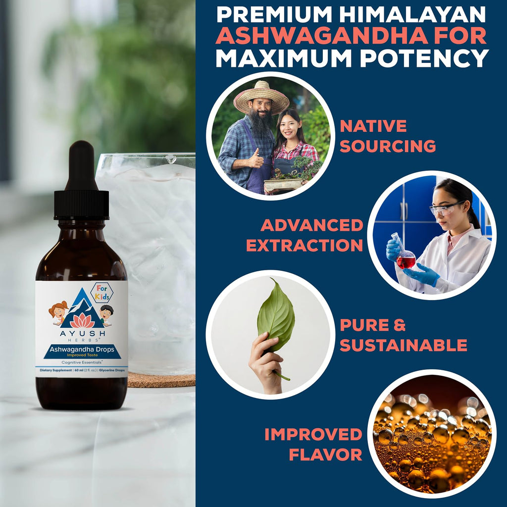 Herbal ashwagandha drops for daily wellness