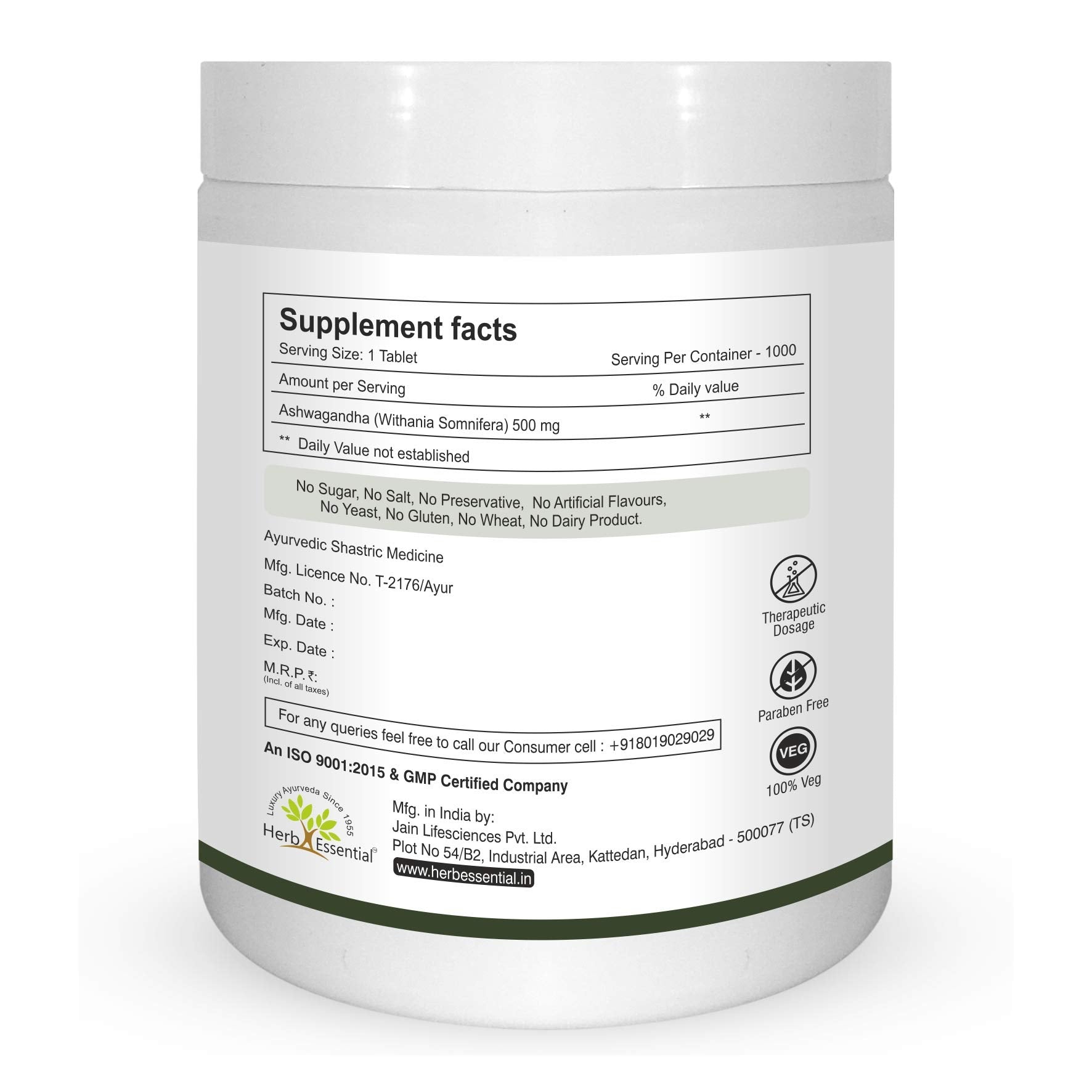 herbal ashwagandha for energy boost