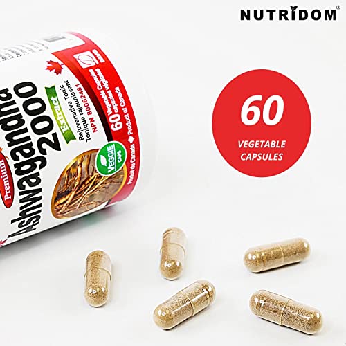 Herbal ashwagandha for energy boost