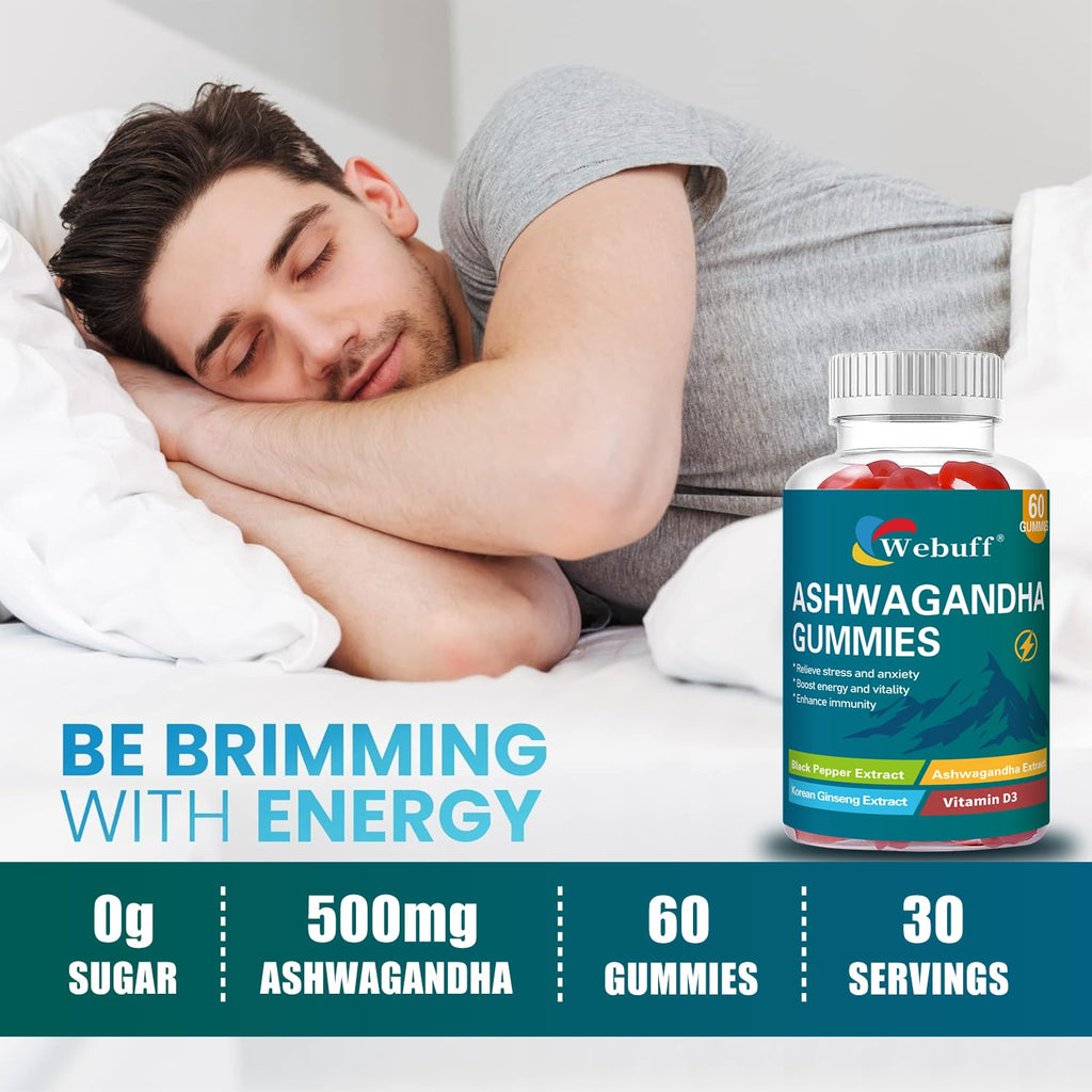 Herbal Ashwagandha gummies for anxiety management