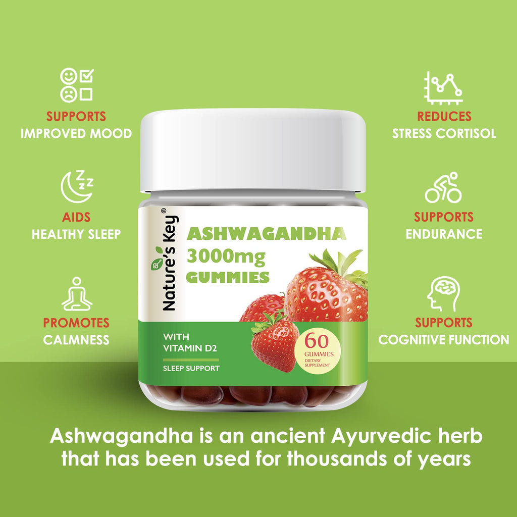 Herbal ashwagandha gummies for better sleep