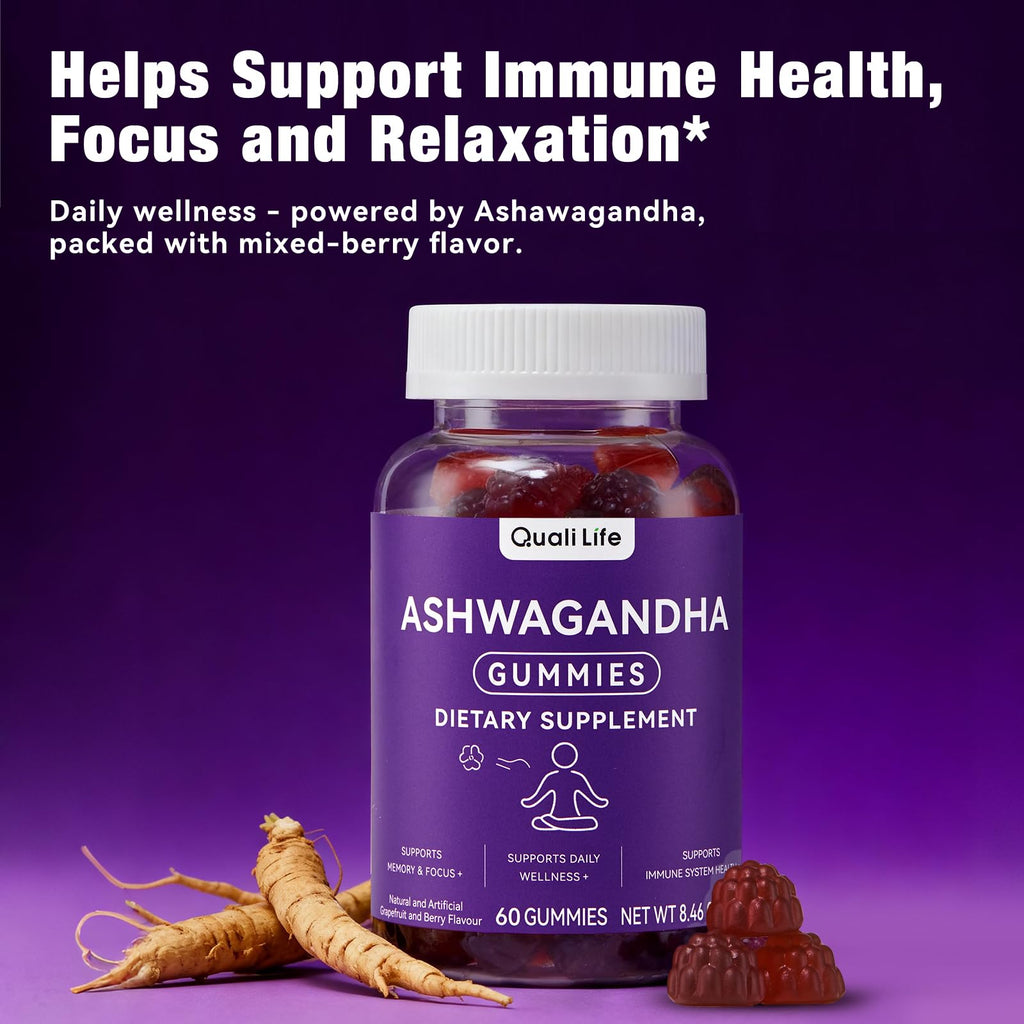 Herbal Ashwagandha gummies for better sleep